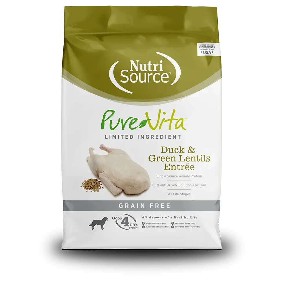 PureVita Sans Grain Canard & Lentilles / PureVita Grain duck & Lentils – NutriK9plus