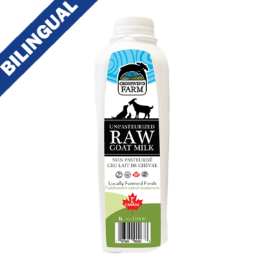 Crosswind Farm Frozen Goat Milk 1L – NutriK9plus